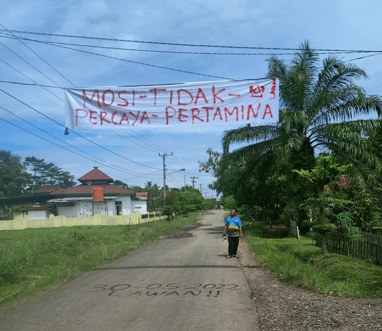 Aksi Protes Terhadap Pertamina, Sukakarya Dibanjiri Baleho Ajakan Demo ...